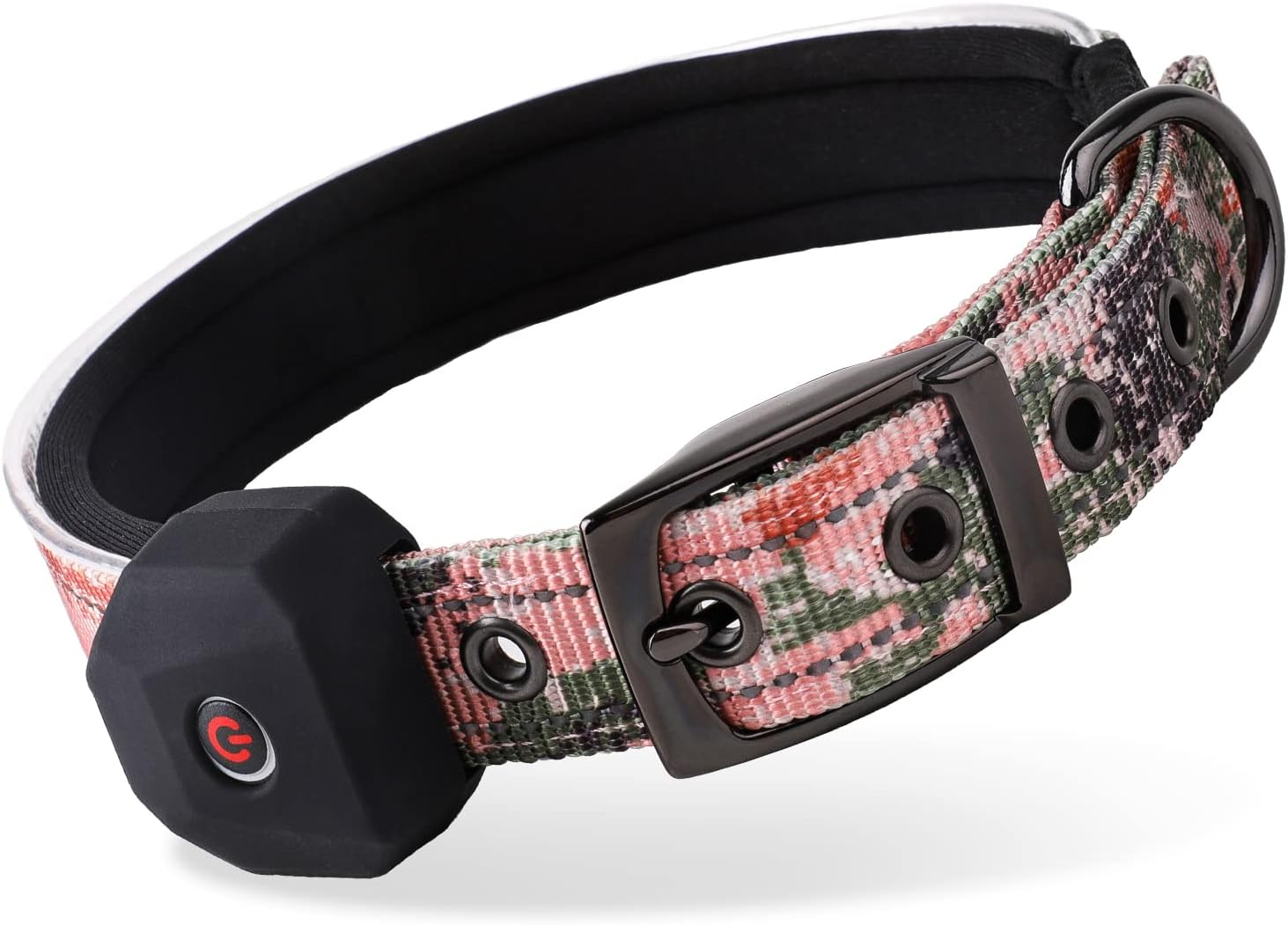 Amazon.com : Flashlight Dog Collar with Rechargeable: LED Reflective ...