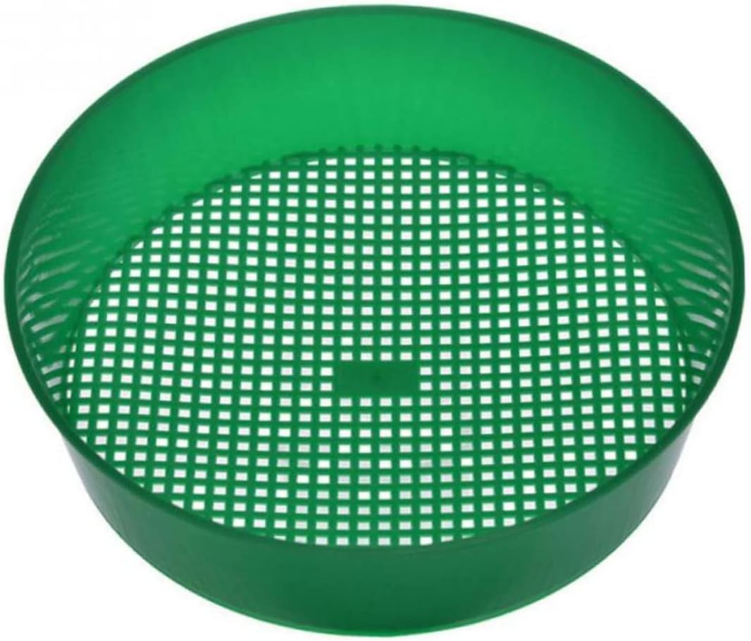 Amazon.com: Jeorywoet Garden Sieve Riddle, Plastic Soil Sieve Mesh ...