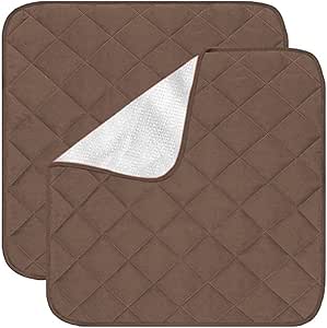Amazon.com: Incontinence Chair Pads 2Pack Waterproof Seat Protector ...