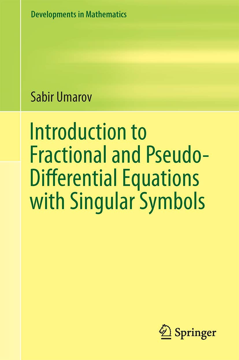 Snapklik.com : Introduction To Fractional And Pseudo-Differential Equations