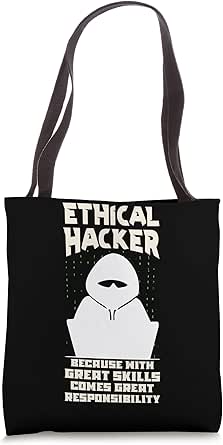 Amazon.com: Ethical Hacking Analyst Ethical Cyber Security Tote Bag ...