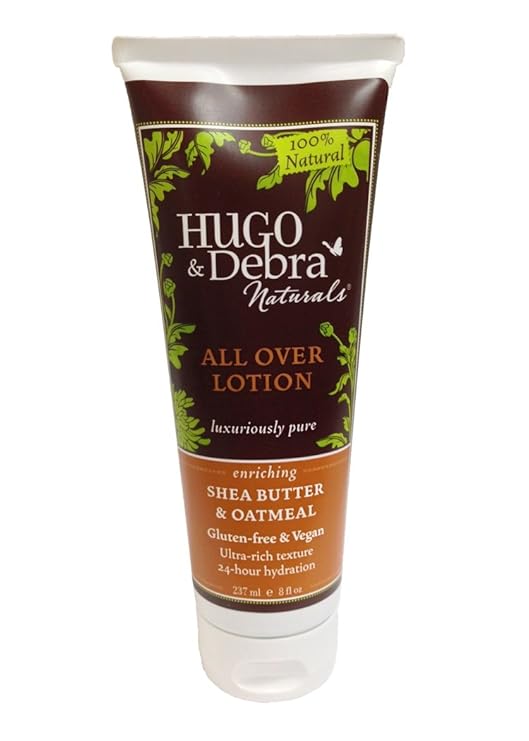 Amazon.com : Hugo Naturals All Over Lotion, Shea Butter and Oatmeal, 8 ...