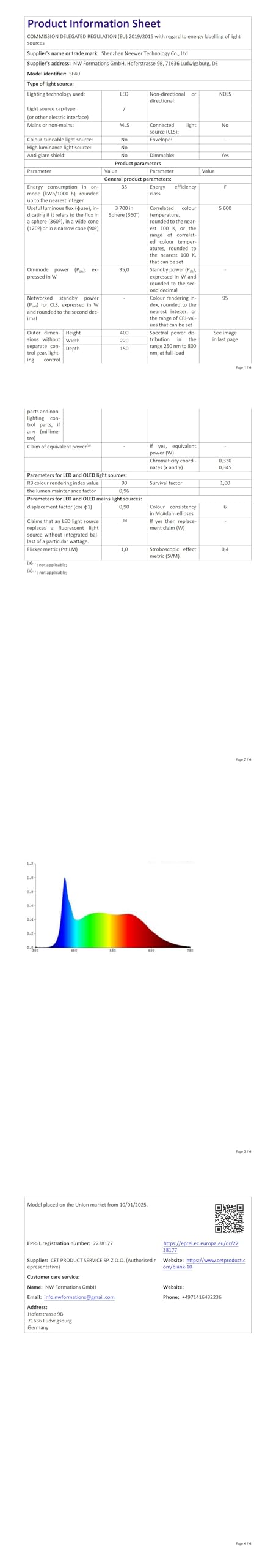NEEWER 40x40cm Softbox Lighting Kit with 35W E27 LED Bulb (UK Plug) CE ...