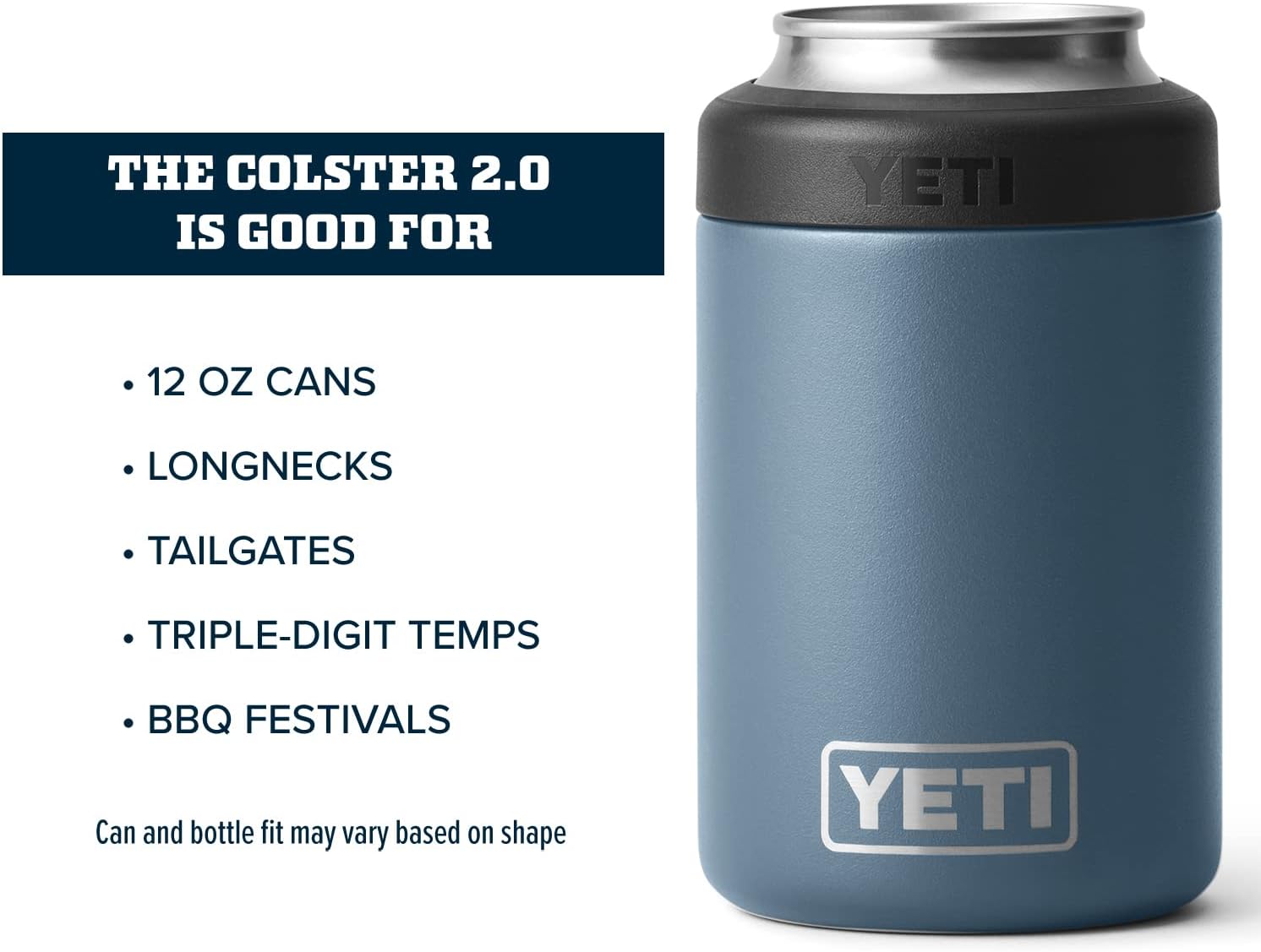 Buy YETI Rambler 12 oz. Colster Can Insulator for Standard Size Cans ...