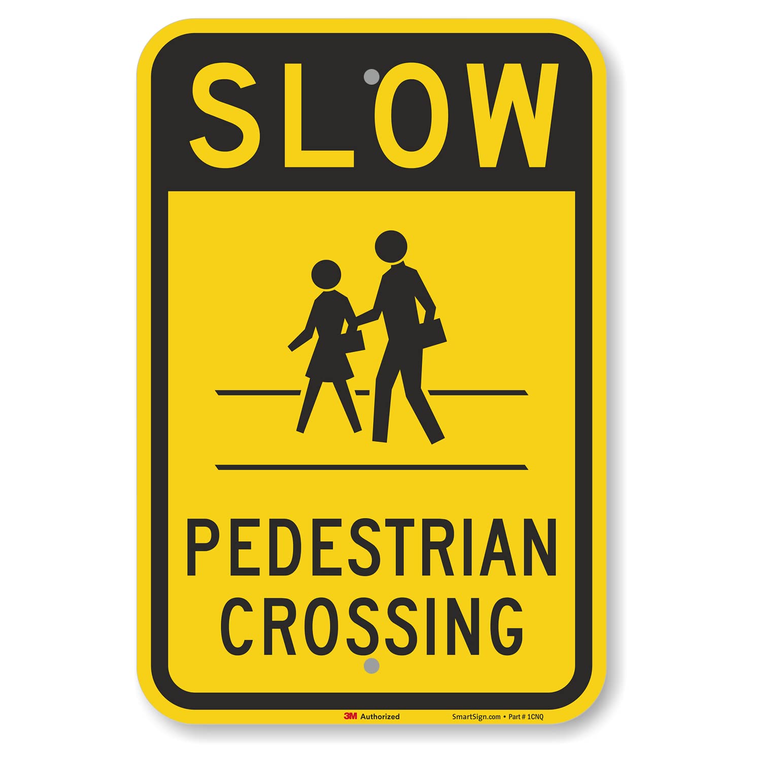 SmartSign by Lyle T1-1093-EG_12x18 3M Engineer Grade Reflective Sign ...