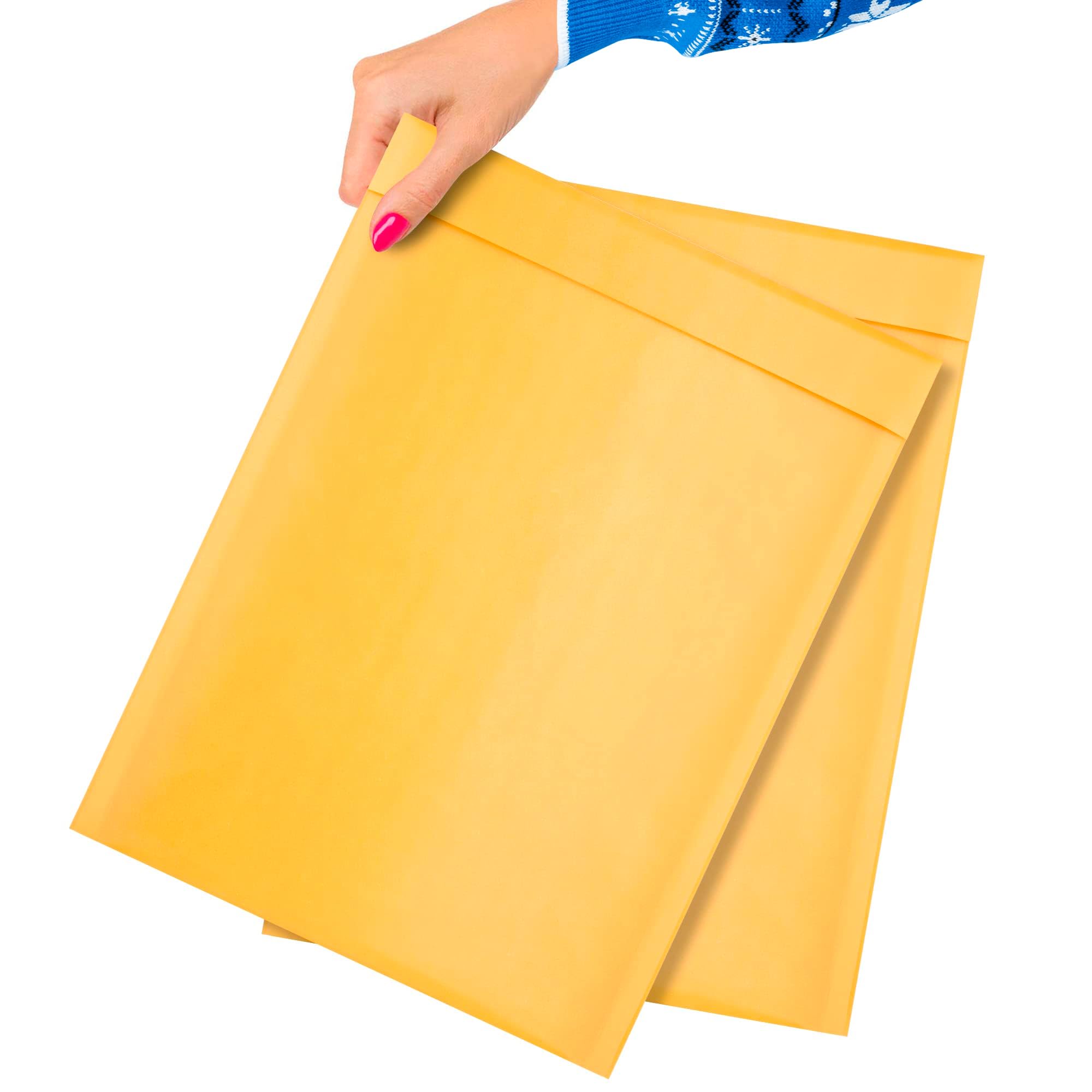 Amazon.com : ABC Gold Kraft Bubble Mailer Envelopes, 10.5 x 15 Inch. 25 ...