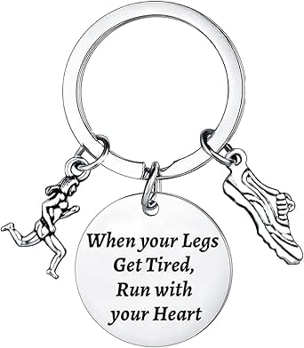 Inspirational Keyring Gifts Running Lovers Gifts Runners Gift for men ...