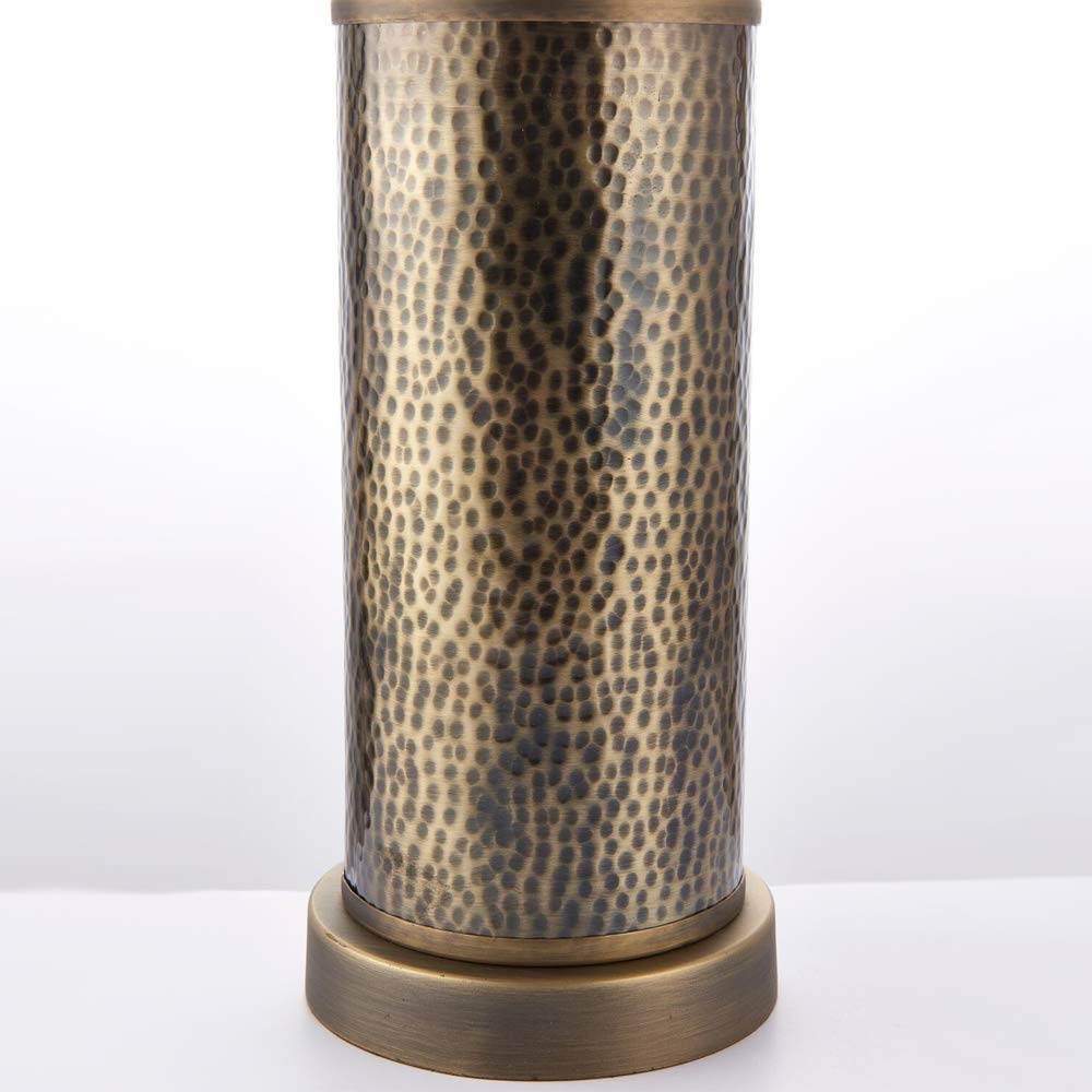 Hammered Metal Lamp Stand