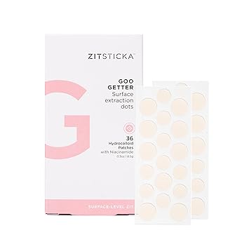 Amazon.com: ZitSticka Hydrocolloid Patches | 36 Pack GOO GETTER Pimple ...