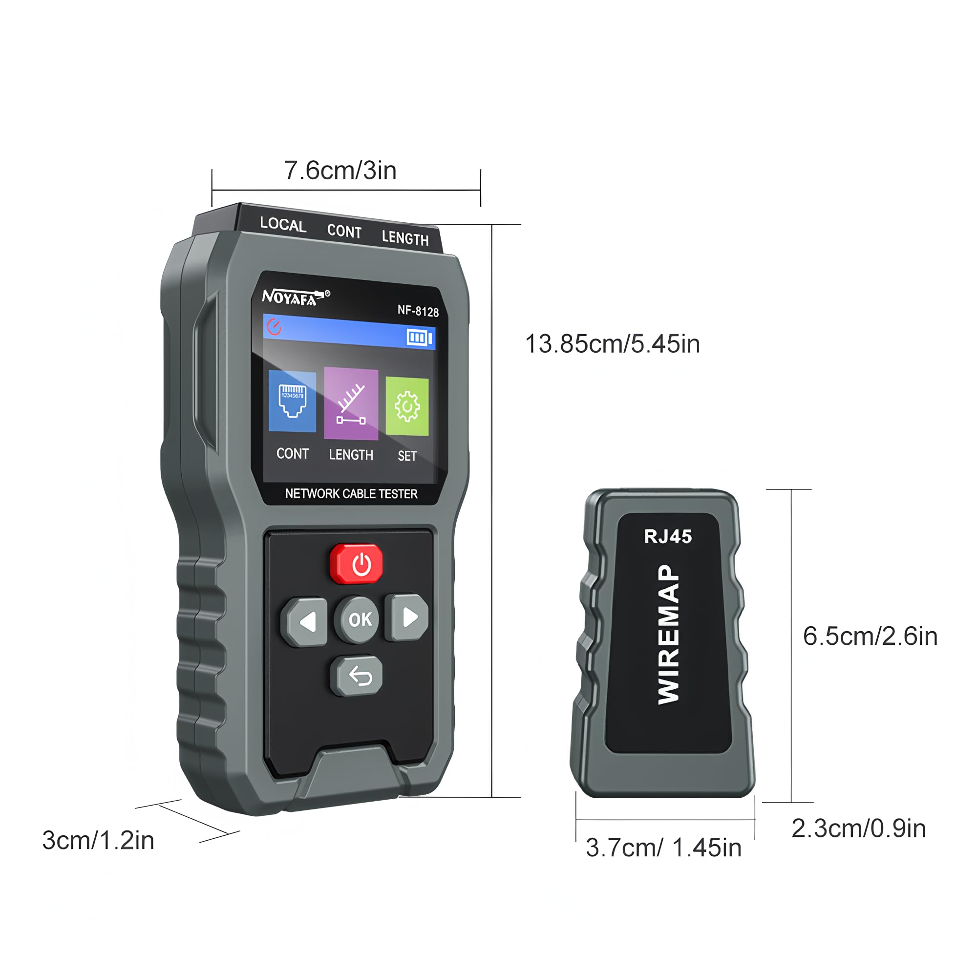 YuqiaoTime NF-8128 Ethernet Cable Tester User Manual