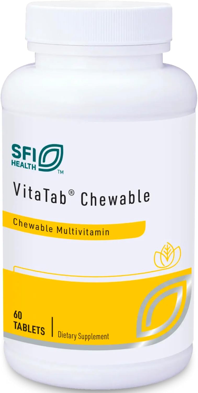 Amazon.com: Klaire Labs SFI Health VitaTab Chewable - Multivitamin with ...