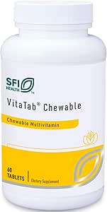 Amazon.com: Klaire Labs SFI Health VitaTab Chewable - Multivitamin with ...