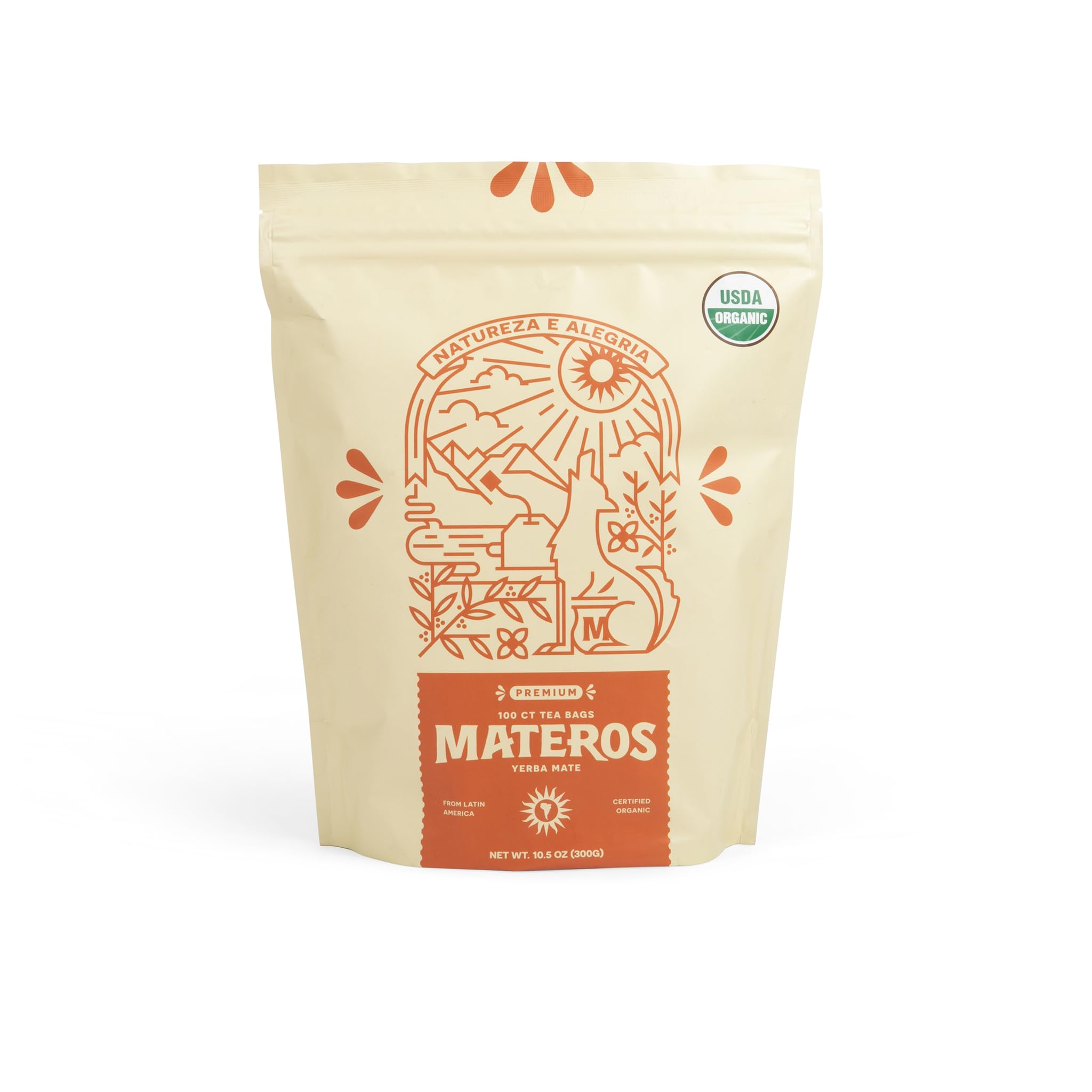 Amazon.com: Yerba Mate Loose Leaf Tea Bags, 100 Count – Yerba Mate Tea ...