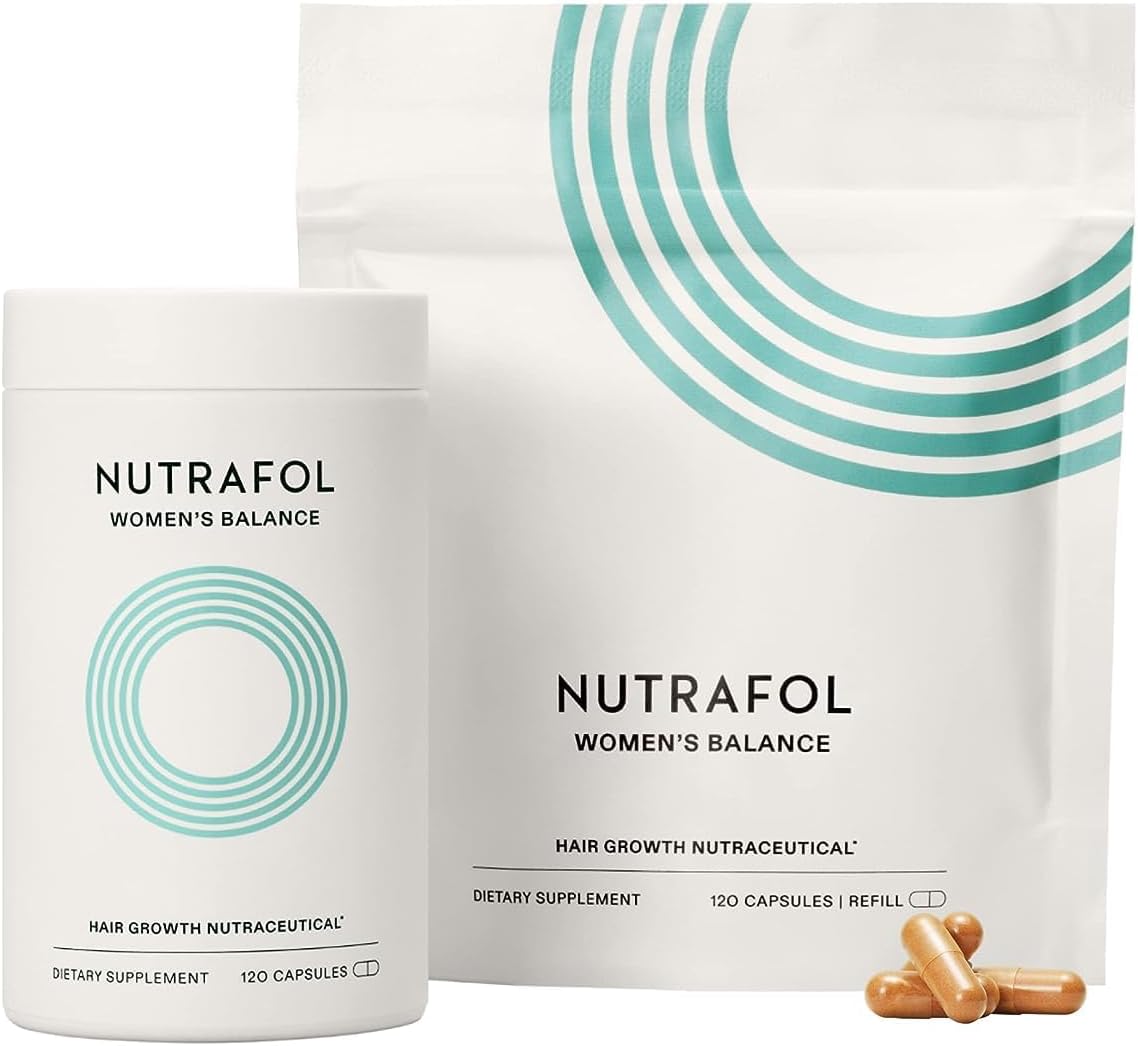 Amazon.com : Nutrafol Women's Balance Hair Growth Supplements ...