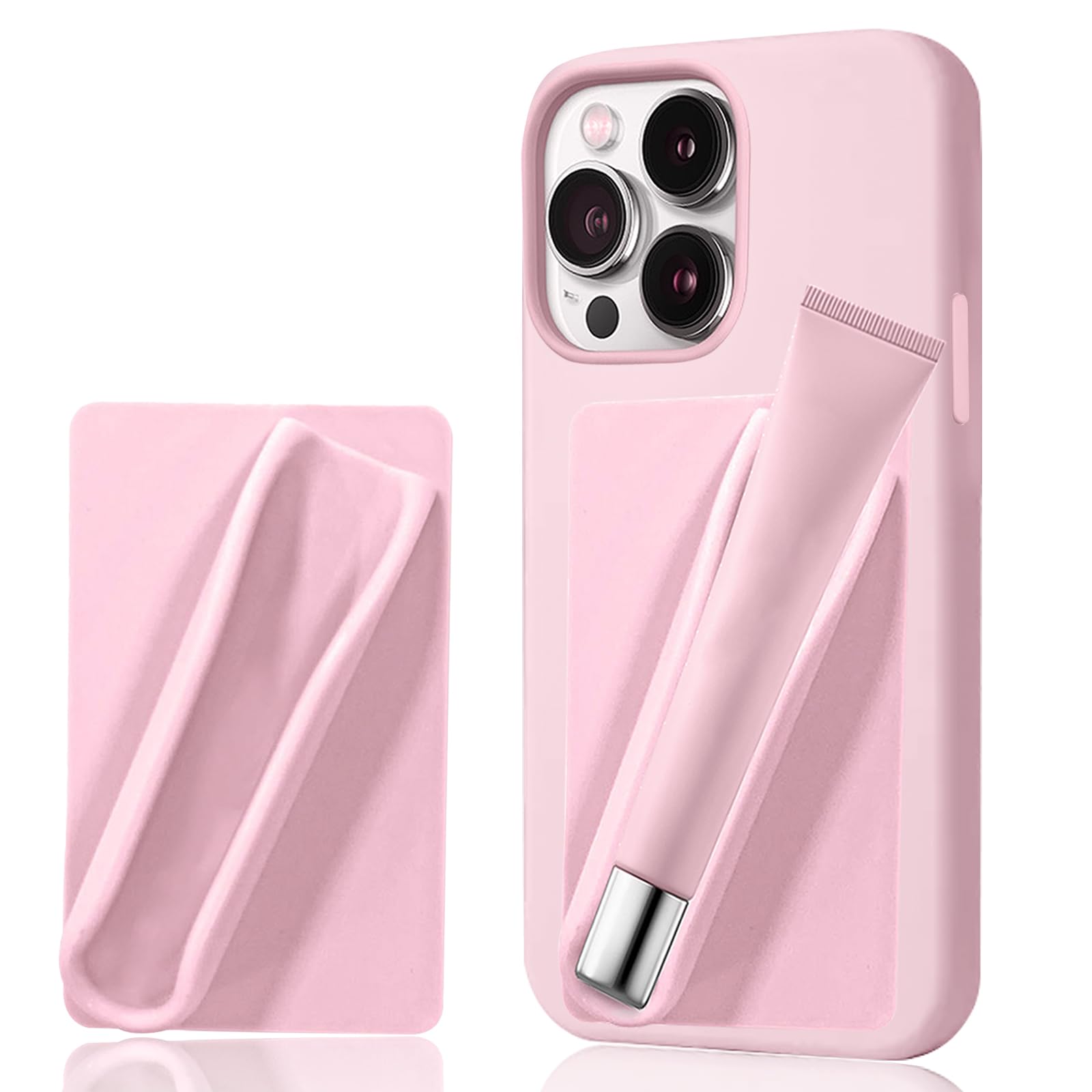 Amazon.com: GIcGIeo Silicone Lip Holder for Back of Cell Phone Sleeve ...