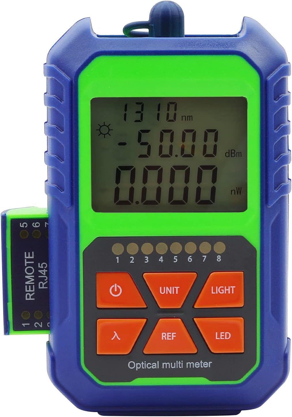 Handheld Mini Optical Power Meter Fiber Optic Cable Tester 650nm ...