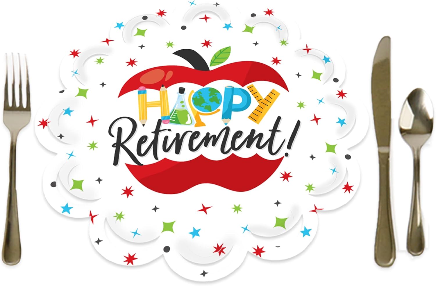 Amazon.com | Big Dot of Happiness Teacher Retirement - Happy Retirement ...