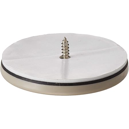 Shepherd Hardware 9454 2-1/2-Inch Round, Adhesive Slide Glide Furniture ...