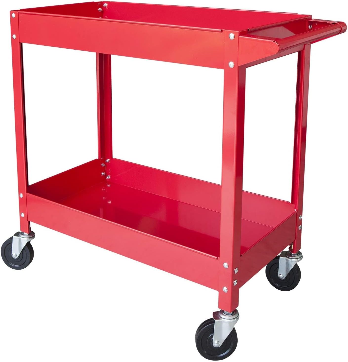 Amazon.com: Torin 300lbs Heavy Duty Service Utility Cart, 2 Shelf/Tier ...
