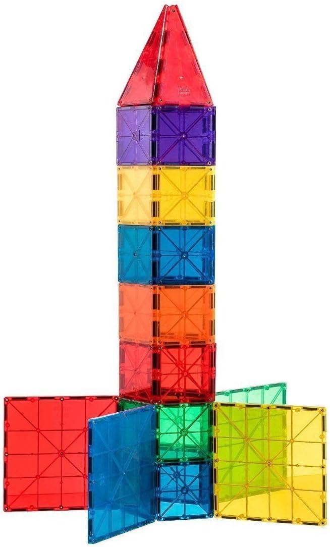 Mag-Genius Award Winning building Tiles Clear Colours 3D Brain Building ...