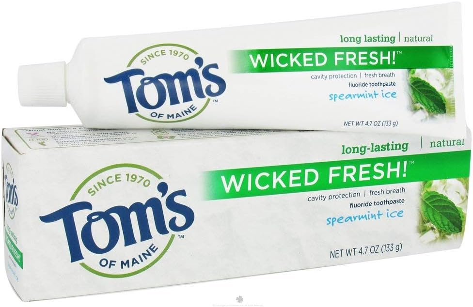Amazon.com: Tom's of Maine Natural Wicked Fresh! Fluoride Toothpaste ...