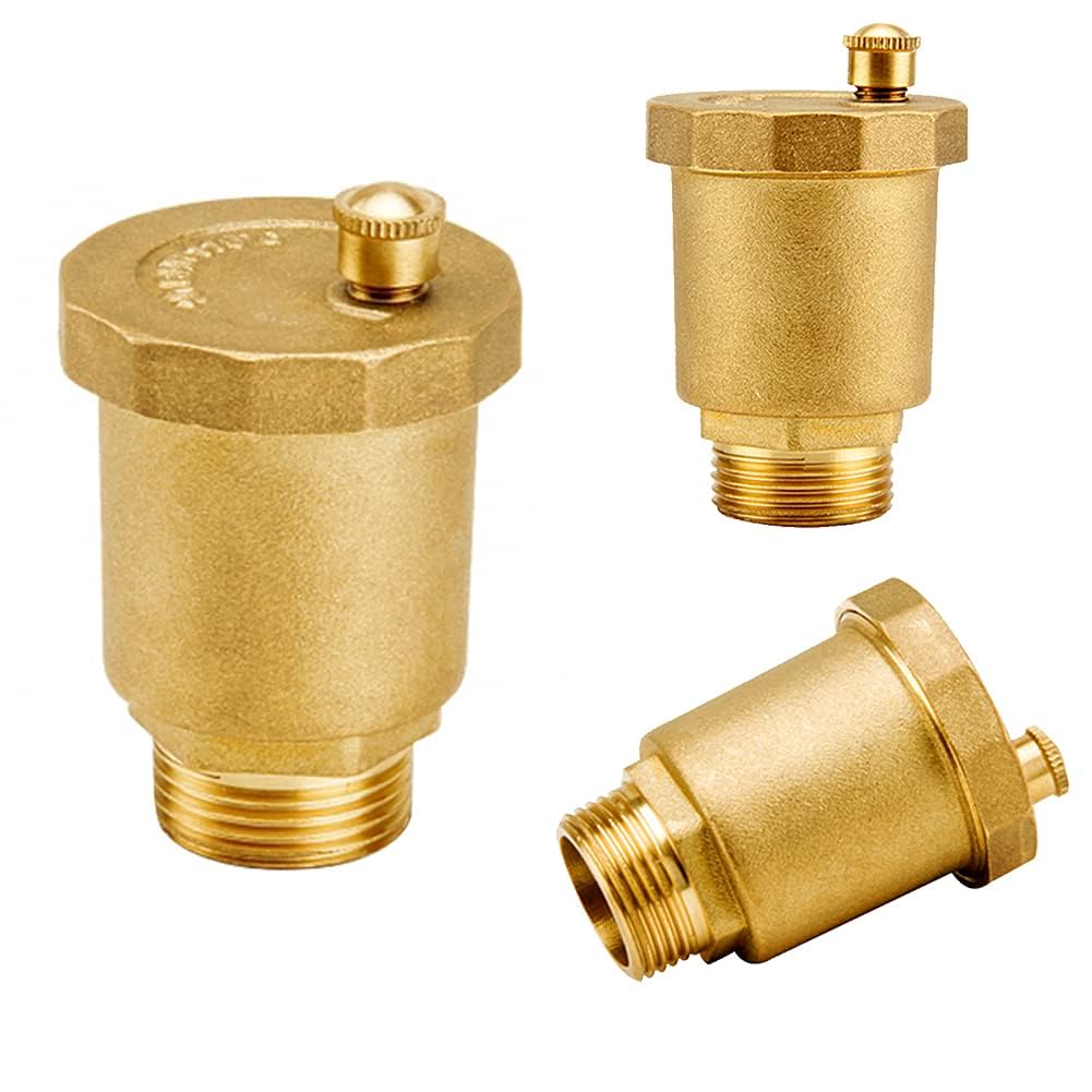 Snapklik.com : Brass Automatic Float Valve Kit 3/8"NPT Air Bleeder ...