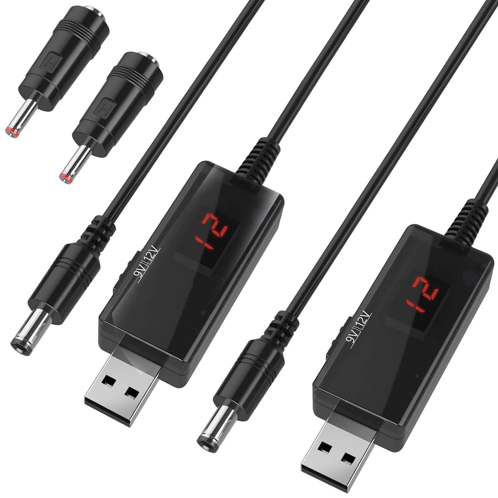Snapklik.com : DROK 5V To 12V Step Up Converter, USB To 9V Adapter 1A ...