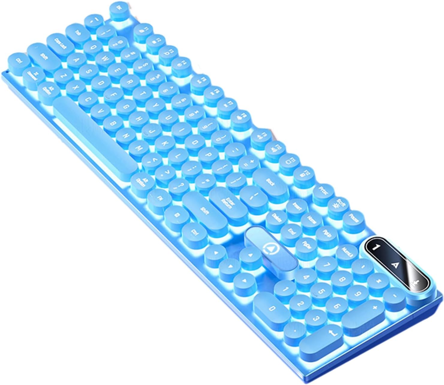 Amazon.com: Light Up Keyboard, Retro Punk gamingg Keyboard with ...