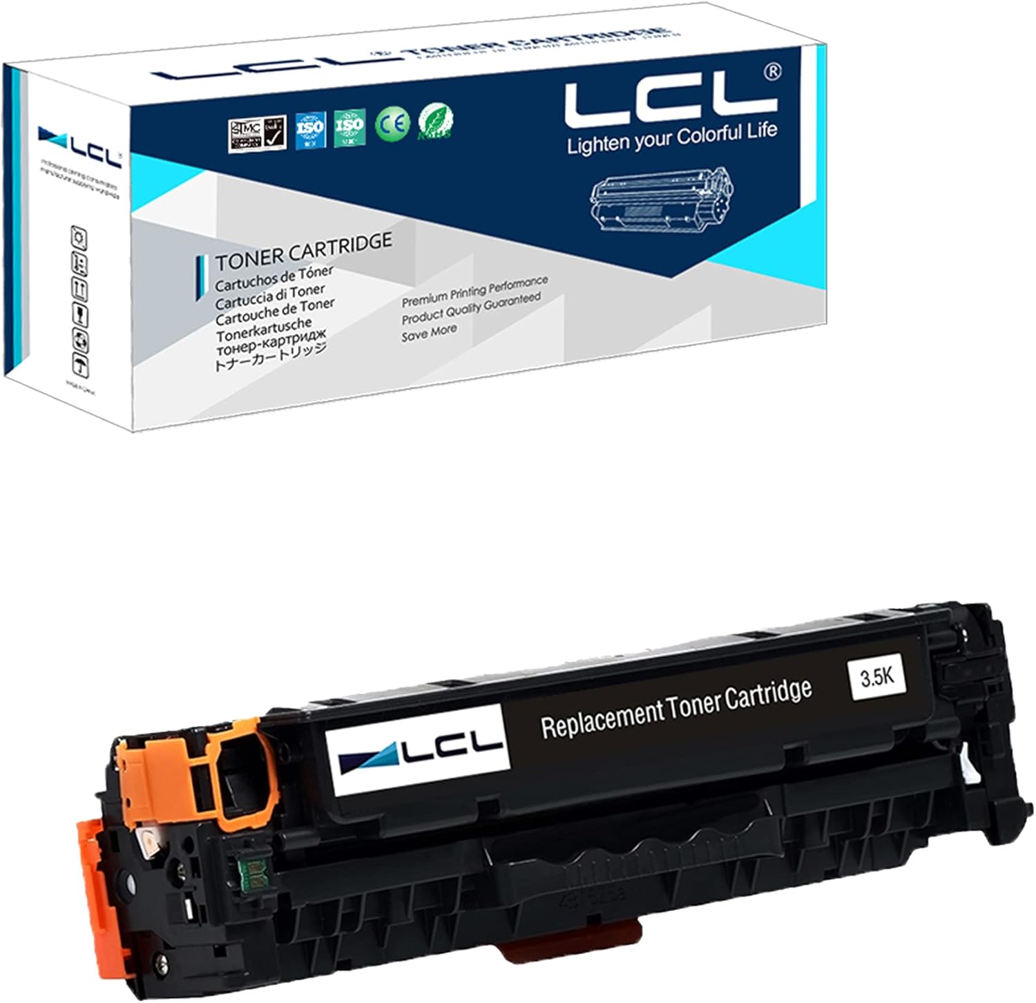 LCL Compatible Toner Cartridge for Canon 118 CRG118 CRG-118 CRG-118BK ...