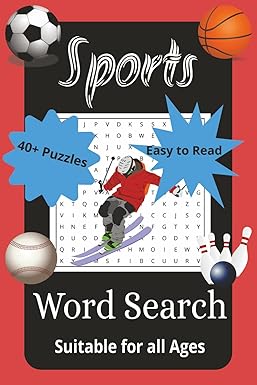 Sports Word Search Book: Word Searches with Easy to Read Print About ...