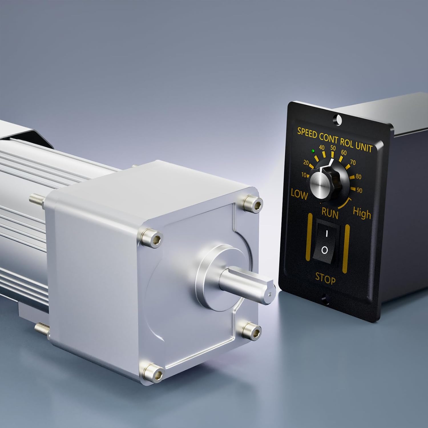 High Torque AC Motor 110V 50/60HZ 54RPM Variable Speed Gear Reducer ...