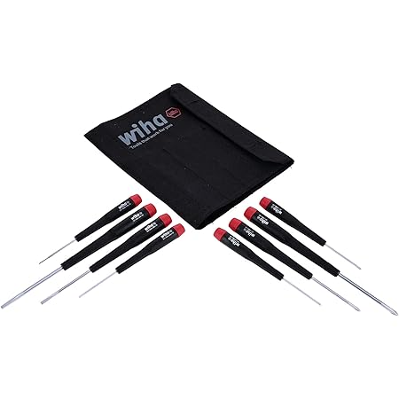 Amazon.com: Wiha 27390 Slotted And Phillips Screwdriver Set, Precision ...