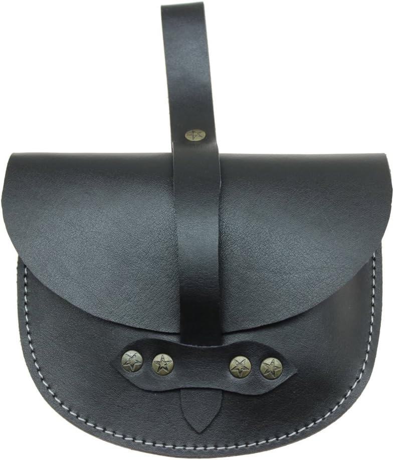 Amazon.com: Swordsaxe Leather Renaissance Coin Purse Medieval Belt ...