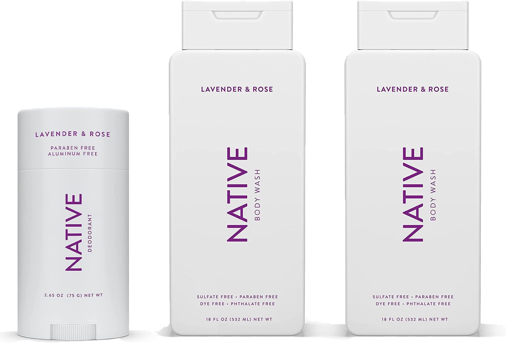 Amazon.com : Native Body Wash and Deodorant Bundle - Men & Women ...