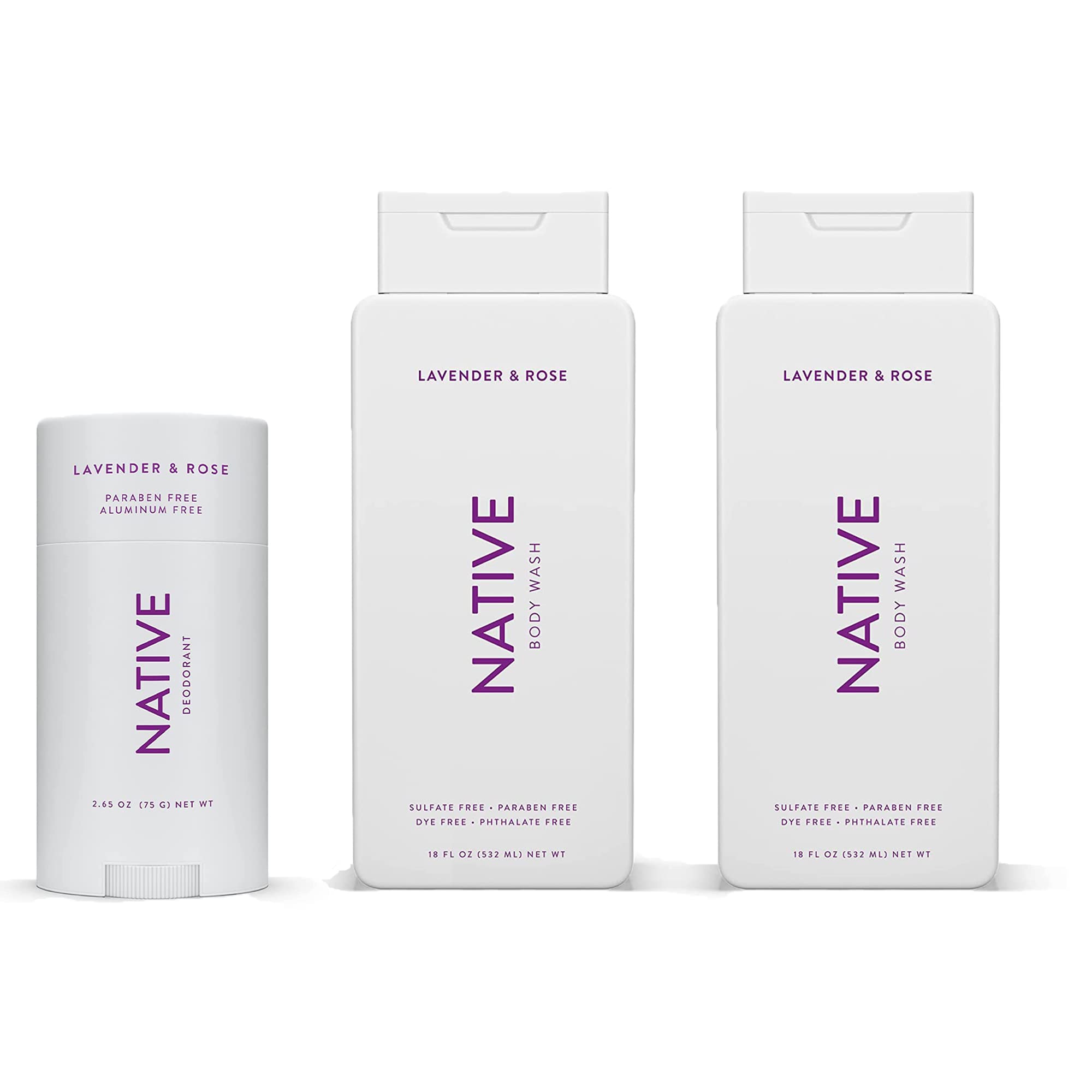 Amazon.com : Native Body Wash and Deodorant Bundle - Men & Women ...