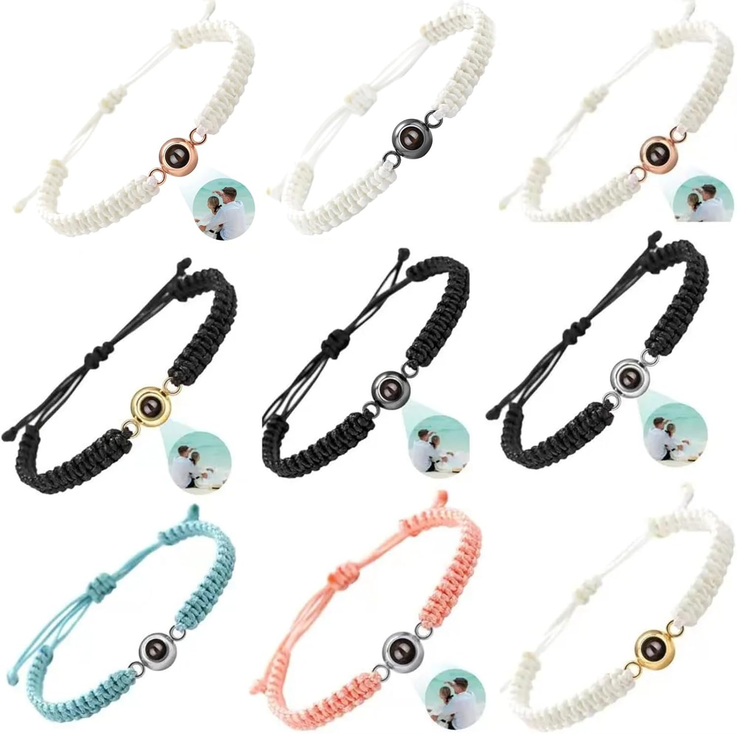 Pulseras de proyección personalizadas con fotos, pulseras ...