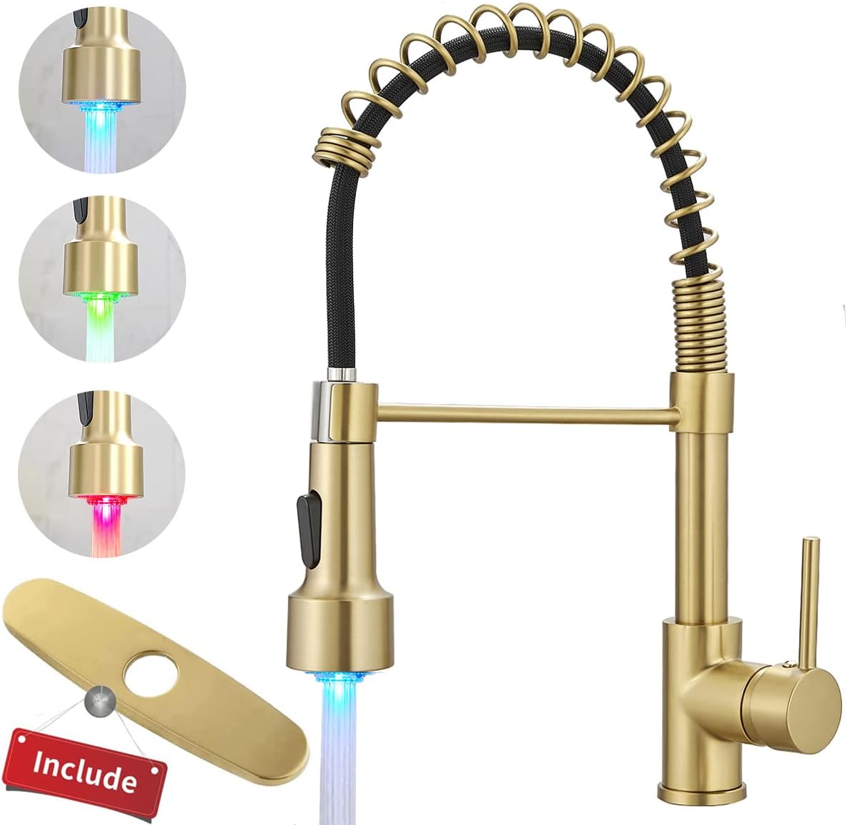 Smart Motion Sensor Kitchen Faucet with LED Light Australia | Ubuy