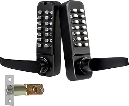 Amazon.com: Casmer Upgrade Double Sided Keypad Door Lock with ...