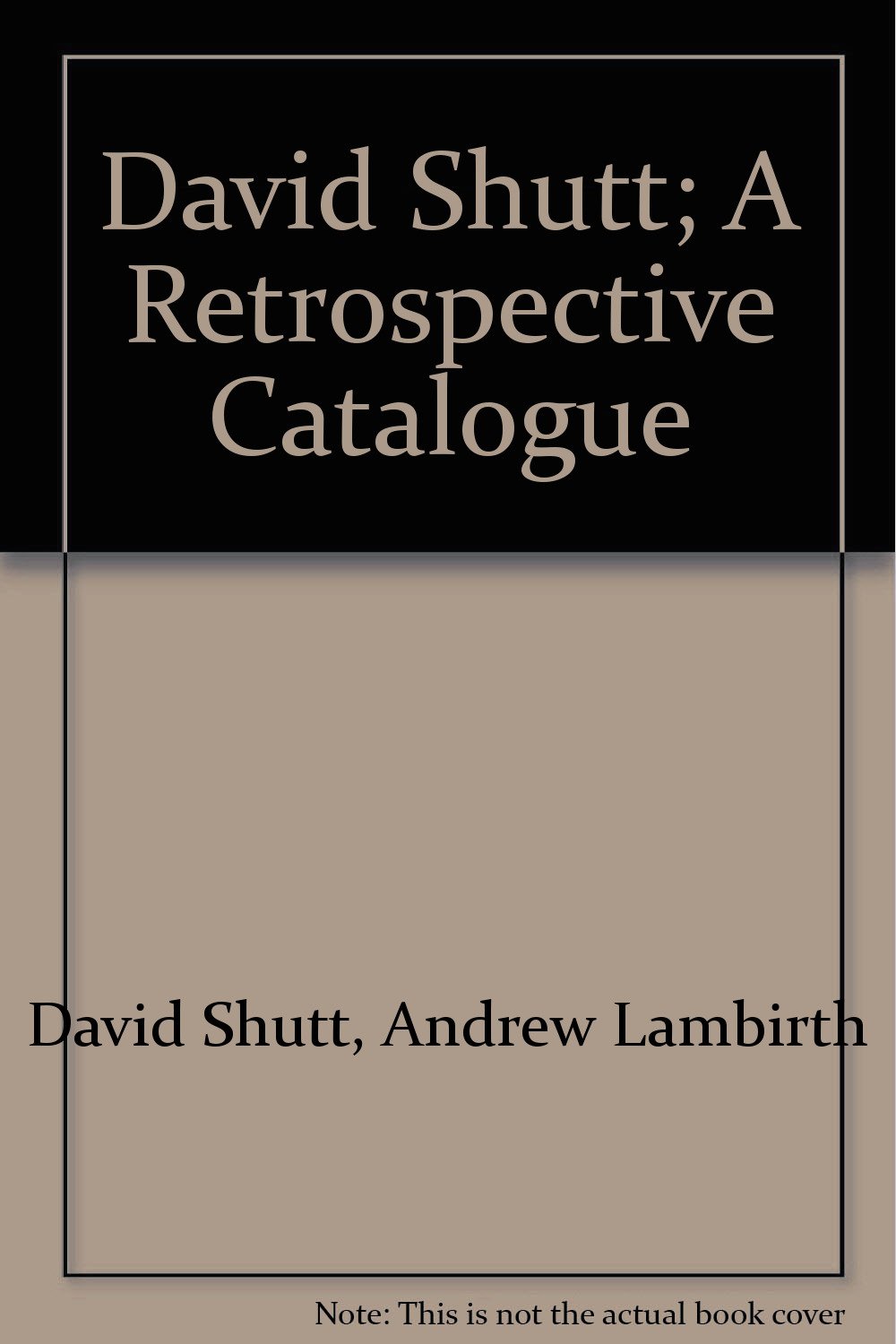 David Shutt; A Retrospective Catalogue: Amazon.co.uk: Books