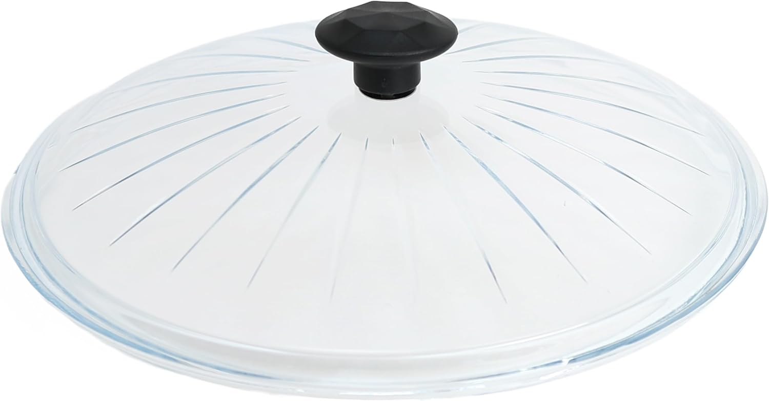 DIVCHI Glass Pan Lid For Saucepan Pots, Multi-use Stockpots Lid With ...