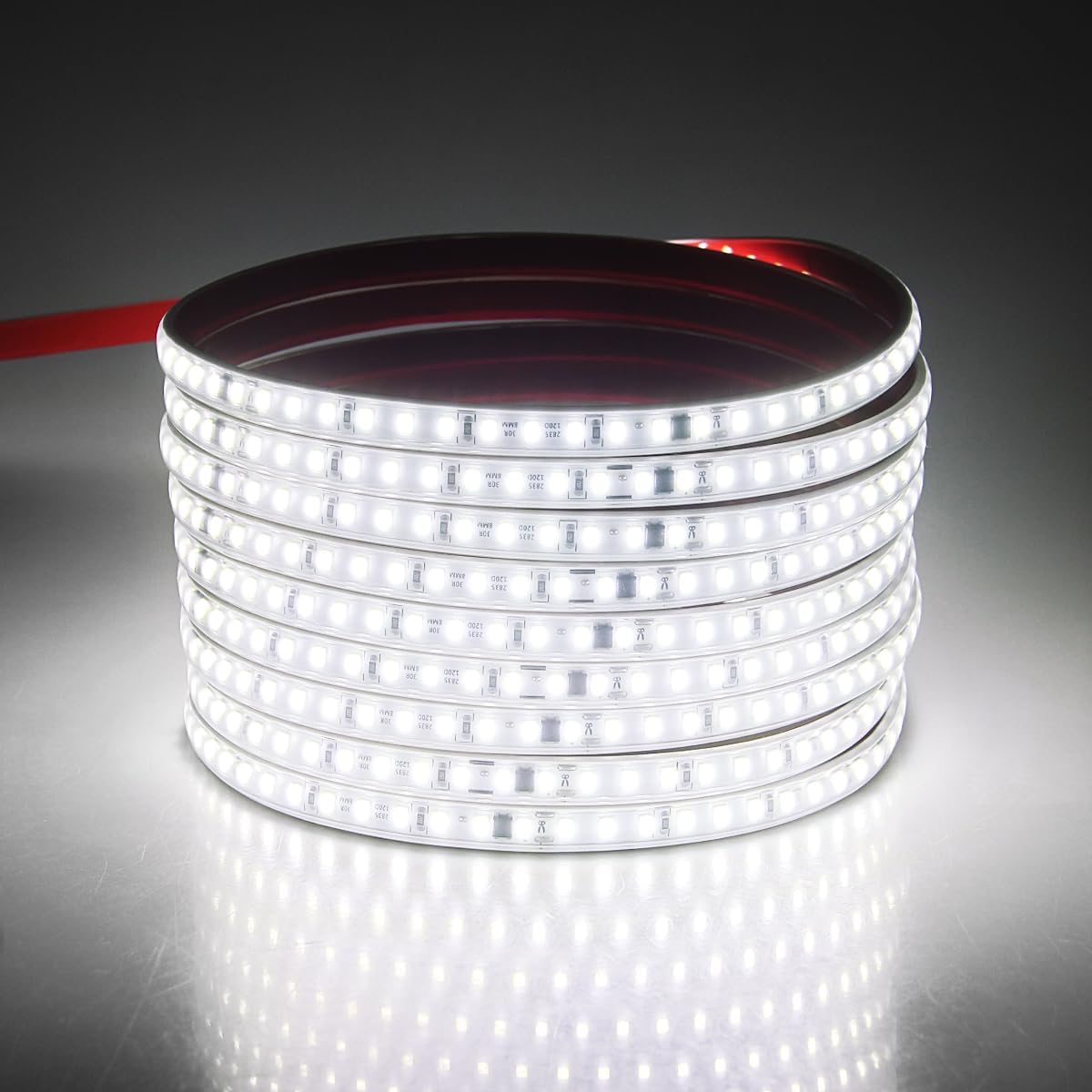 Amazon.com: 120V Dimmable LED Strip Lights 4200K Daylight, Work with ...