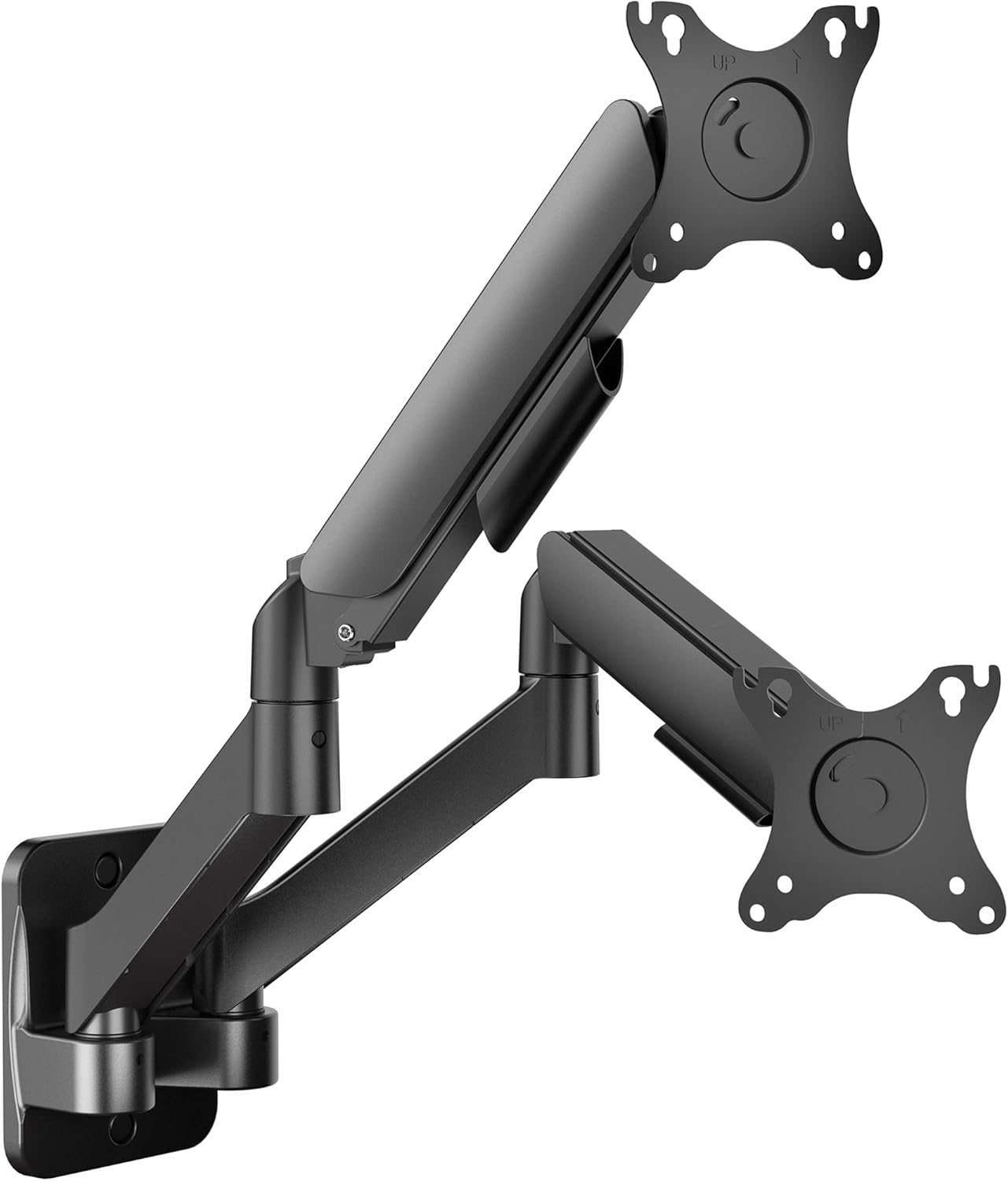 Amazon.com: VIVO Height Adjustable Mechanical Extended Arm Dual Monitor ...