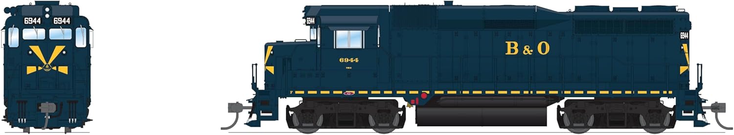 Amazon.com: Broadway Limited Imports BLI 7564 EMD GP30, B&O 6944, As ...