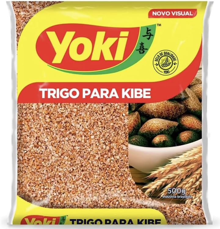 Amazon.com: Trigo Brasileiro para Kibe Yoki 500 g - Pack of 3 x 500g ...