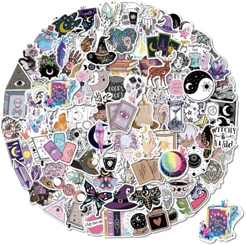 Amazon.com: 50PCS Vintage Witch Stickers,Aesthetic Magic Witchy ...