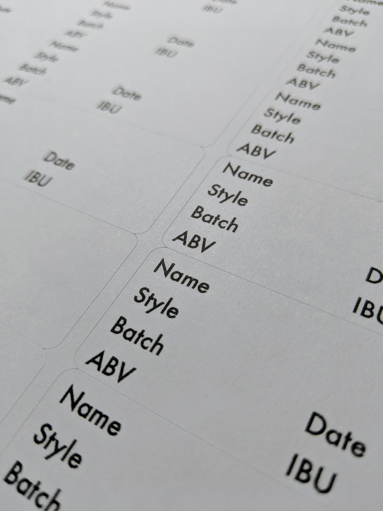 Amazon.com : Amazon Basics Rectangular Fast Peel Address Labels for ...