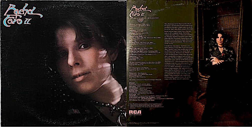 Amazon.com: RACHEL FARO - II [1975 LP]: CDs & Vinyl