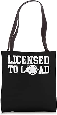 Amazon.com: Licensed To Load Kitchen Helper Dishwasher Tote Bag ...