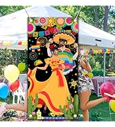 Amazon.com: Avezano Glow Neon Birthday Door Cover Glow in The Dark ...