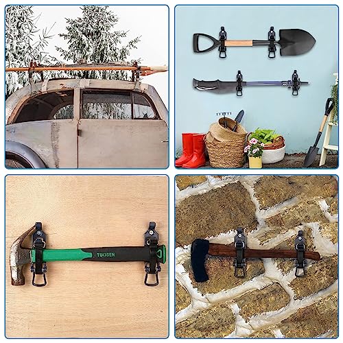 Snapklik.com : Gulfmew Shovel Mount For Roof Rack, Metal Rubber Clamp ...